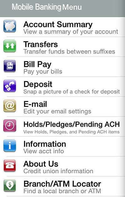 Mobile Banking - Buffalo Metro FCU